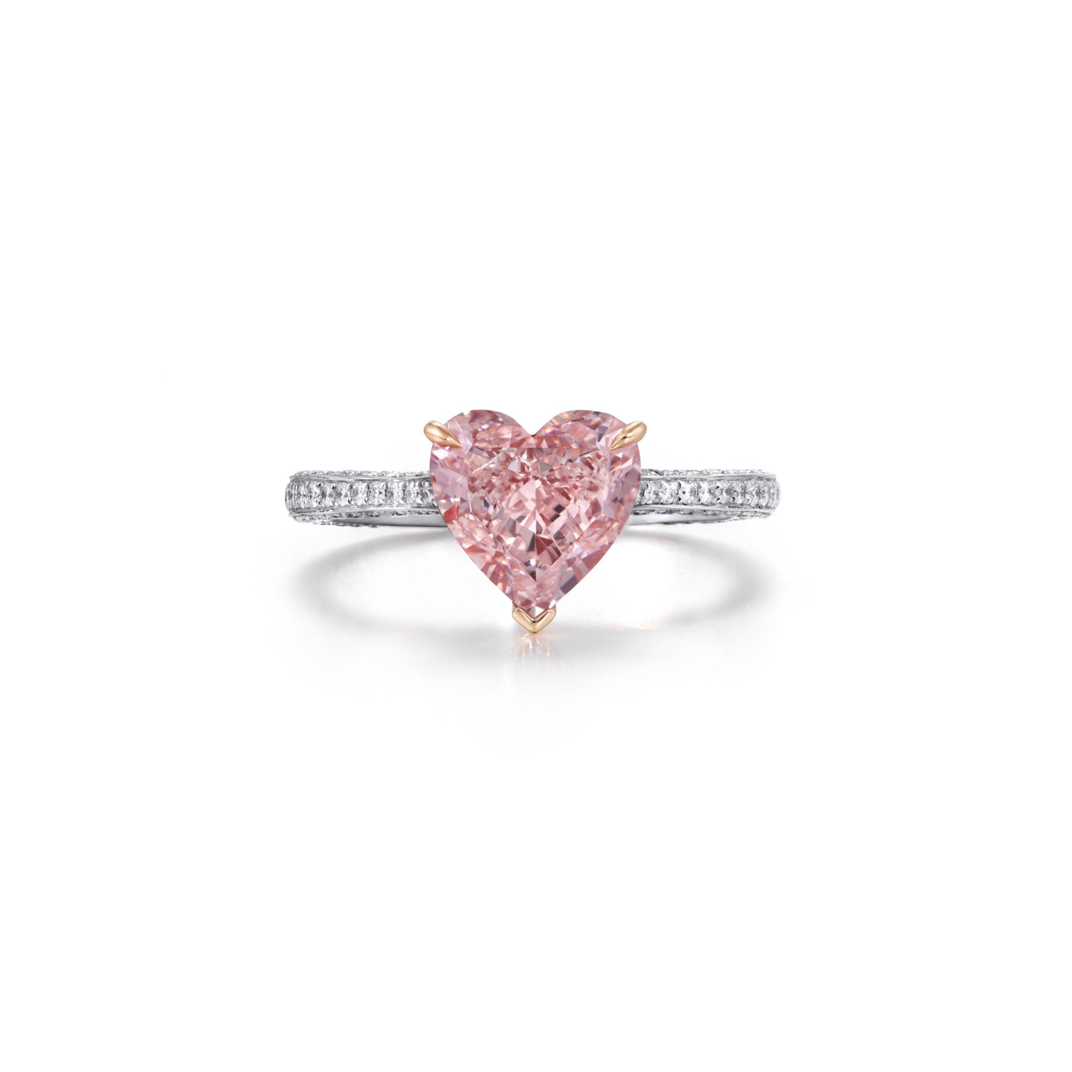 2ct Pink Heart Shape Ring – Home | GemmaFineJewelry